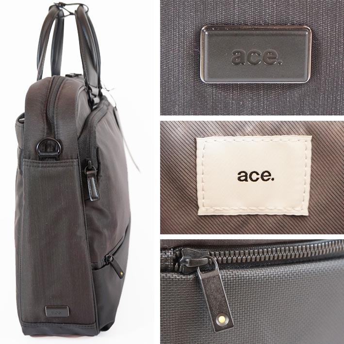 ace. GENE LABEL エースジーン 2WAY ブリーフケース コンビライト B4 メンズ ブラック系 ビジネスバッグ 15インチPC対応 軽量 : セレクトスペースカラーズ - 通販 ...