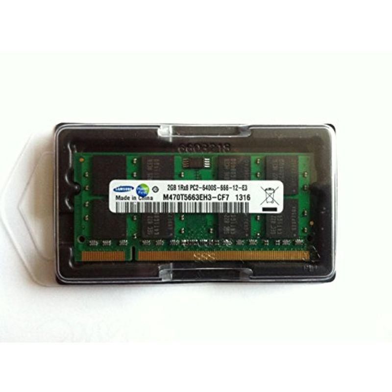 Samsung純正 ノートPC用 M470T5663EH3-CF7 2GB DDR2 PC2-6400対応 200 SODIMM ...