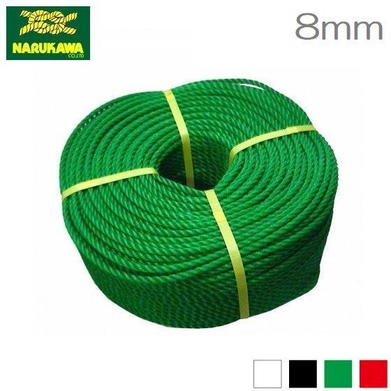 ロープ ポリエチレンロープ 8mm×200m 4色 ポリロープ PEロープ 生川 : エスエスネット - 通販 - Yahoo!ショッピング