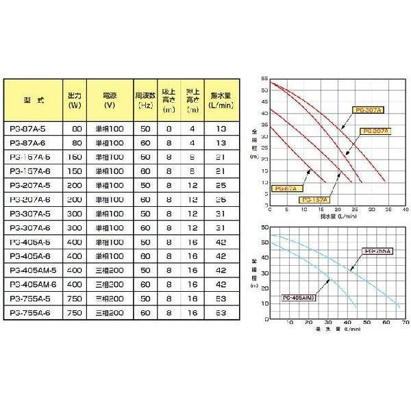 テラル 井戸ポンプ 浅井戸ポンプ ホームポンプ 家庭用給水ポンプ 電動ポンプ PG-407A-5 PG-407A-6 400W/100V : teral-pg-405a : エスエスネット ...