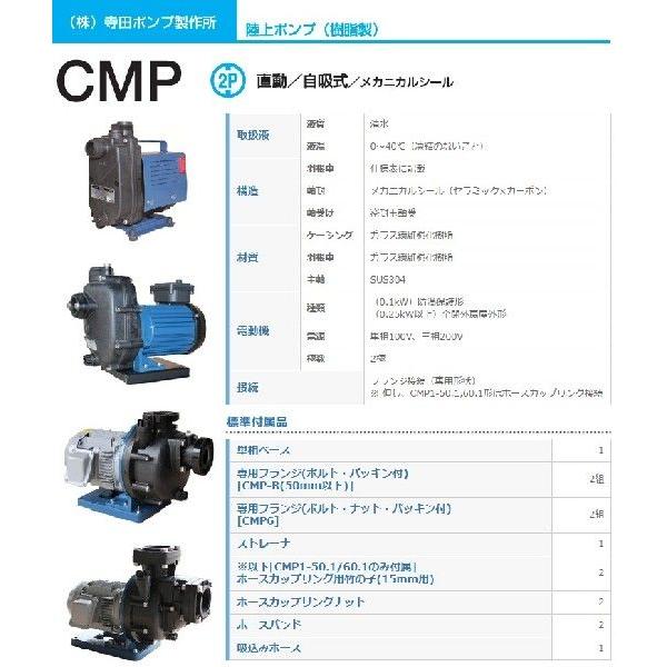 テラダポンプ セルプラモーターポンプ CMP1-50.2R CMP1-50.2TR 50HZ 海水用ポンプ 循環ポンプ テクポン :cmp1 ...