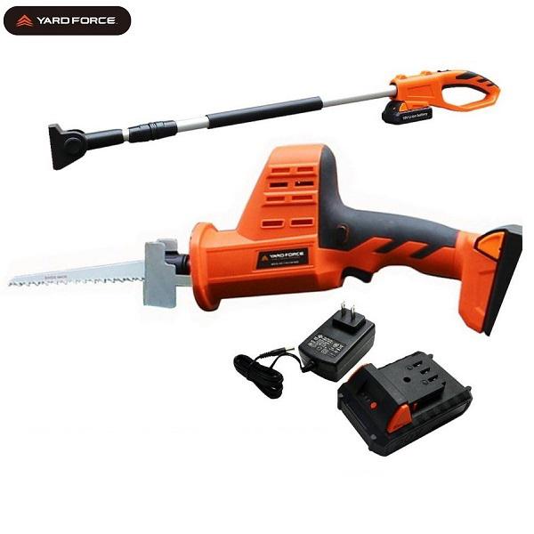 YARD FORCE 高枝切り 電動のこぎり コードレス 充電式 2m伸縮 金属 合板 プラスチック YARDFORCE Y3LS-C08-0000 : S.S net - 通販 ...