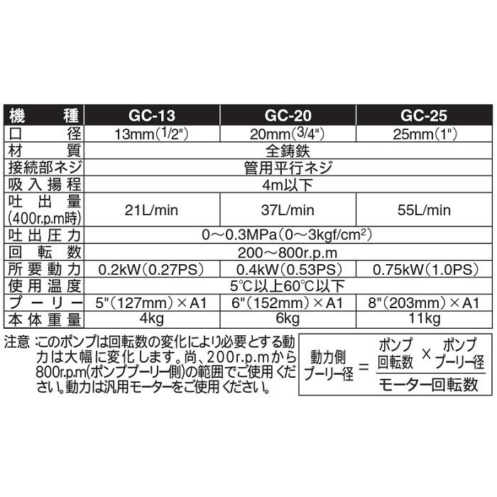 工進 ギアポンプ 単体ポンプ 13mm GC13 排水ポンプ 給水ポンプ 農業用ポンプ 給油ポンプ ギアーポンプ ギヤーポンプ ギヤポンプ ...