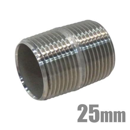 三栄水栓製作所 ステンレス丸ニップル 呼び20(R3/4) SUS304製 TS205-20 100％品質