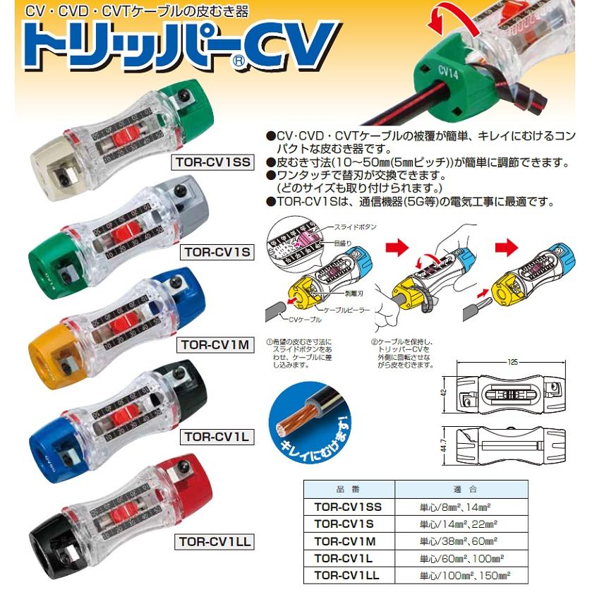 未来工業 ケーブルピーラー トリッパーCV TOR-CV1 ケーブル皮むき器 CVTケーブルストリッパー 被覆 電設工具 : S.S net - 通販 - Yahoo!ショッピング