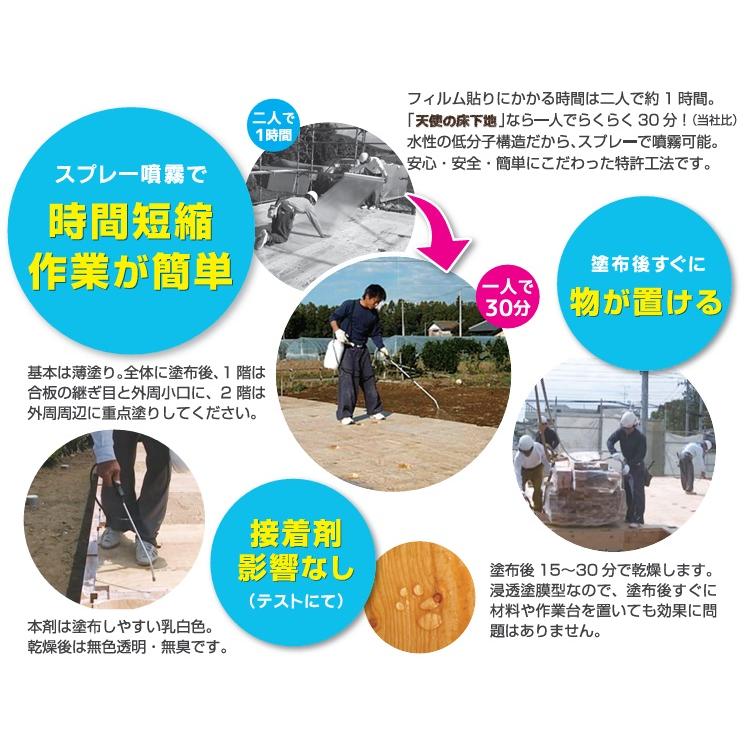 撥水剤 床下地合板用 6L/10L 撥水養生用 撥水君 ジュニア 防水 木材 撥水コート 床養生スプレー用 撥水スプレー用 SOA-HJR6 SOA-HJR10 : S.S net - 通販 ...