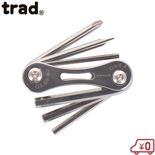 trad 六角レンチセット & ドライバーセット TSDH-6 六角棒 trad 六角レンチセット & ドライバーセット TSDH-6 六角棒