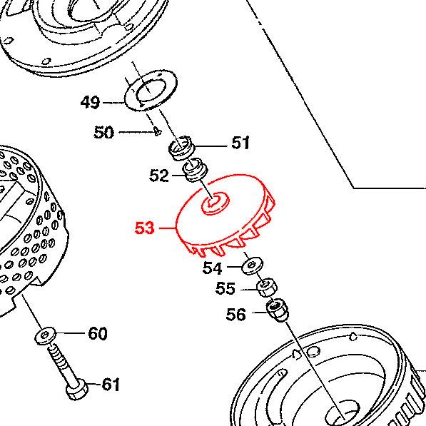 ツルミポンプ 水中ポンプ KTV2-37H用 羽根車 インペラ 鶴見ポンプ 交換部品 部材 パーツ 排水ポンプ : S.S net - 通販 - Yahoo!ショッピング