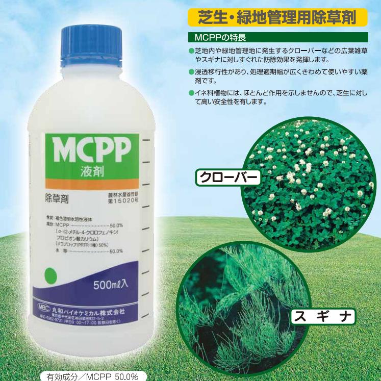 芝生 緑地管理除草剤 MCPP液剤 500ml 日本芝 西洋芝 ブルーグラス 農薬 薬剤【2024年10月期限切れ】 :vrd-4545007-000166:S.S net - 通販 ...