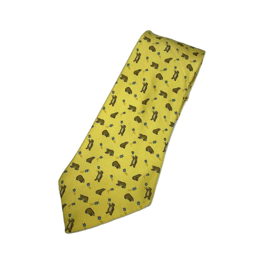 HERMES ネクタイ/シルク/YLW/総柄/メンズ : セカンドストリートYahoo!店 - 通販 - Yahoo!ショッピング