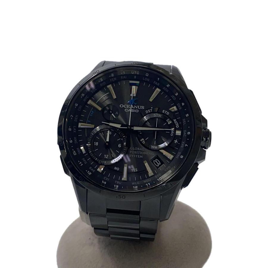 CASIO ソーラー腕時計・OCEANUS/オシアナス/アナログ/GRY/GRY/OCW-G1000B-1AJF : セカンドストリートYahoo!店 - 通販 - Yahoo!ショッピング