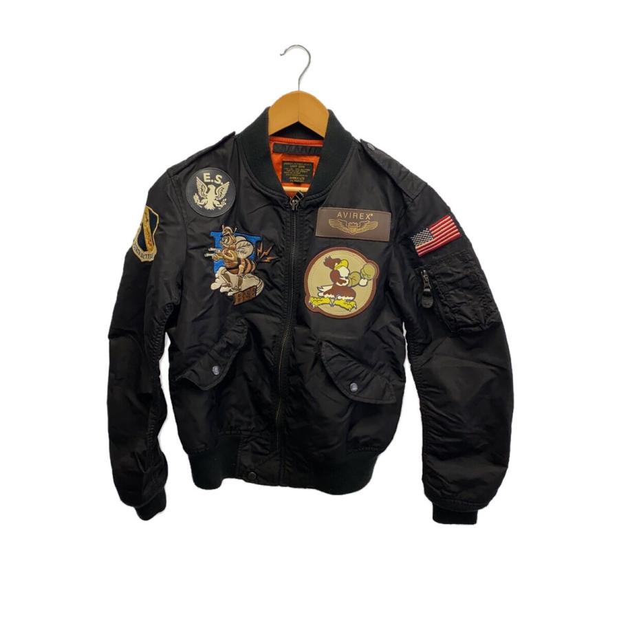 AVIREX フライトジャケット/M/ナイロン/BLK/6162128/334TH FS : 2318972311238 : セカンド ...