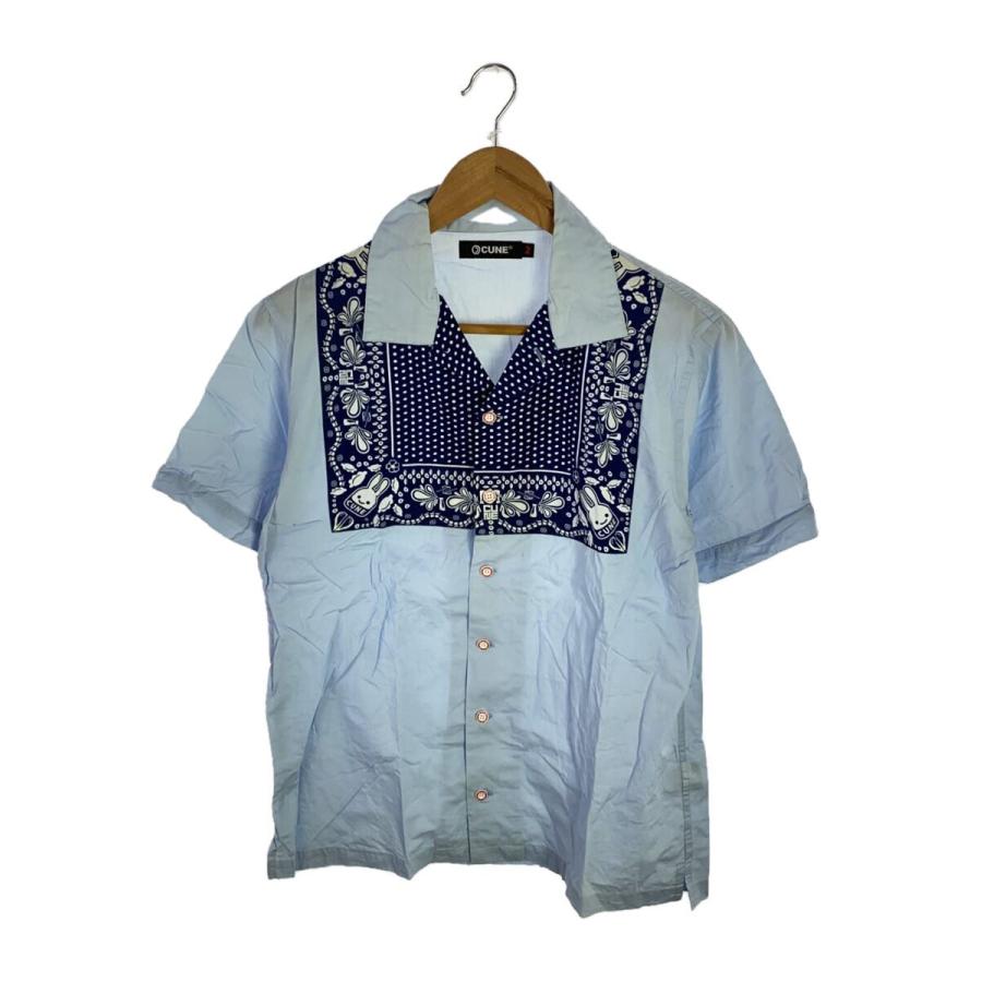 CUNE 半袖シャツ/2/コットン/BLU// : セカンドストリートYahoo!店 - 通販 - Yahoo!ショッピング