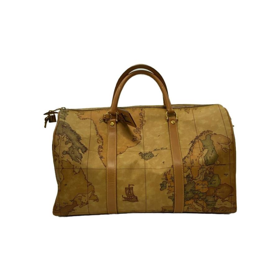 PRIMA CLASSE ボストンバッグ/レザー/CML/総柄/地図柄// : セカンドストリートYahoo!店 - 通販 - Yahoo!ショッピング