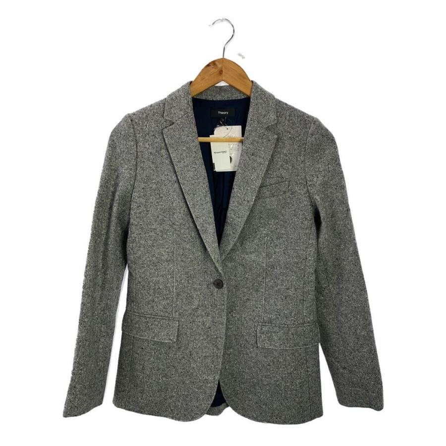 theory テーラードジャケット/0/ウール/GRY/01-9304110-032-700 : 2319865414883 : セカンドストリートYahoo!店 - 通販 - Yahoo ...