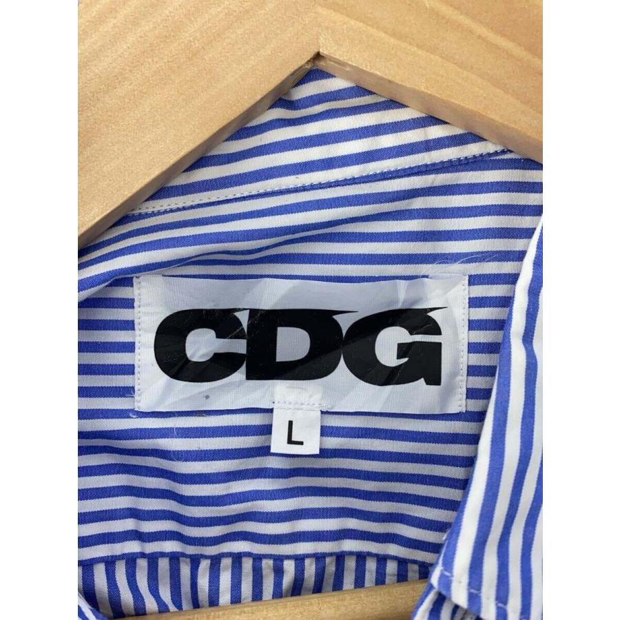 CDG 長袖シャツ/L/コットン/BLU/ストライプ/SZ-B002 : セカンドストリートYahoo!店 - 通販 - Yahoo!ショッピング