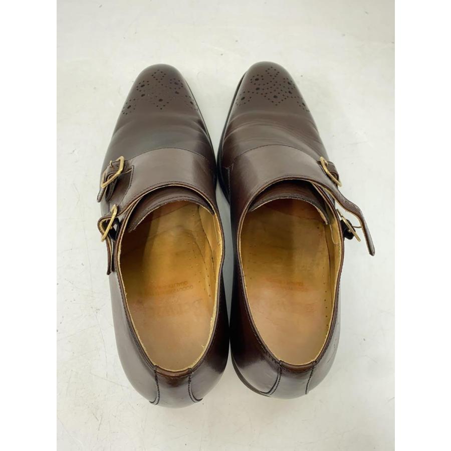 Berwick◇ダブルモンクストラップドレスシューズ/UK7/BRW/レザー Berwick◇ダブルモンクストラップドレスシューズ/UK7/BRW/レザー