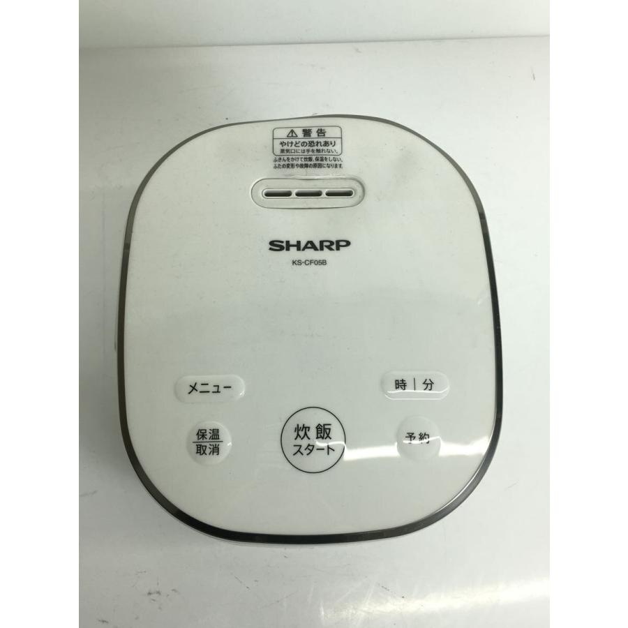 SHARP 炊飯器 KS-CF05B-W [ホワイト系] : セカンドストリートYahoo!店 - 通販 - Yahoo!ショッピング