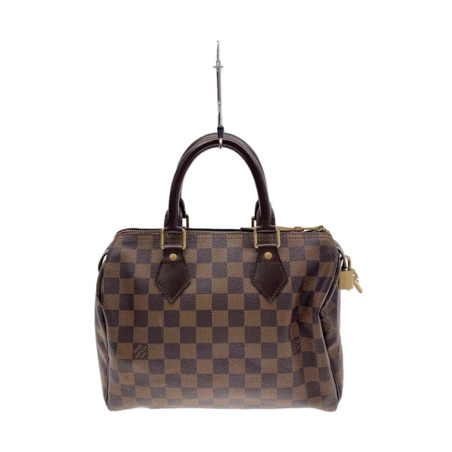 LOUIS VUITTON 1)スピーディ25_ダミエ・エベヌ_BRW/PVC/BRW : セカンドストリートYahoo!店 - 通販 - Yahoo!ショッピング