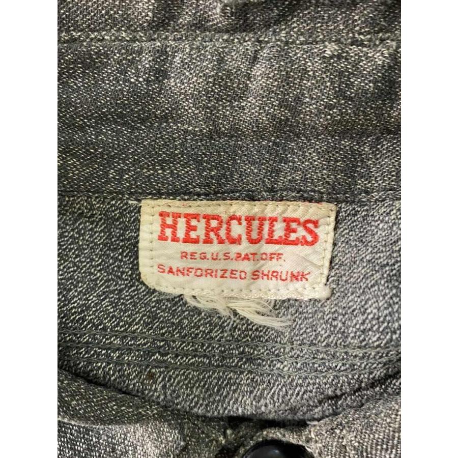 HERCULES 50s/黒シャン/ブラックシャンブレー/長袖シャツ/マチ/// : セカンドストリートYahoo!店 - 通販 - Yahoo!ショッピング