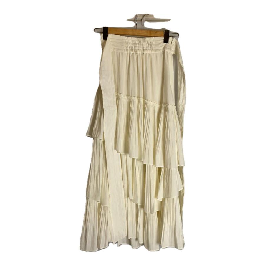 SNIDEL 23年モデル/ボリュームティアードスカート/ロングスカート/O/WHT/SWFS231175// : セカンドストリートYahoo!店 - 通販 - Yahoo!ショッピング