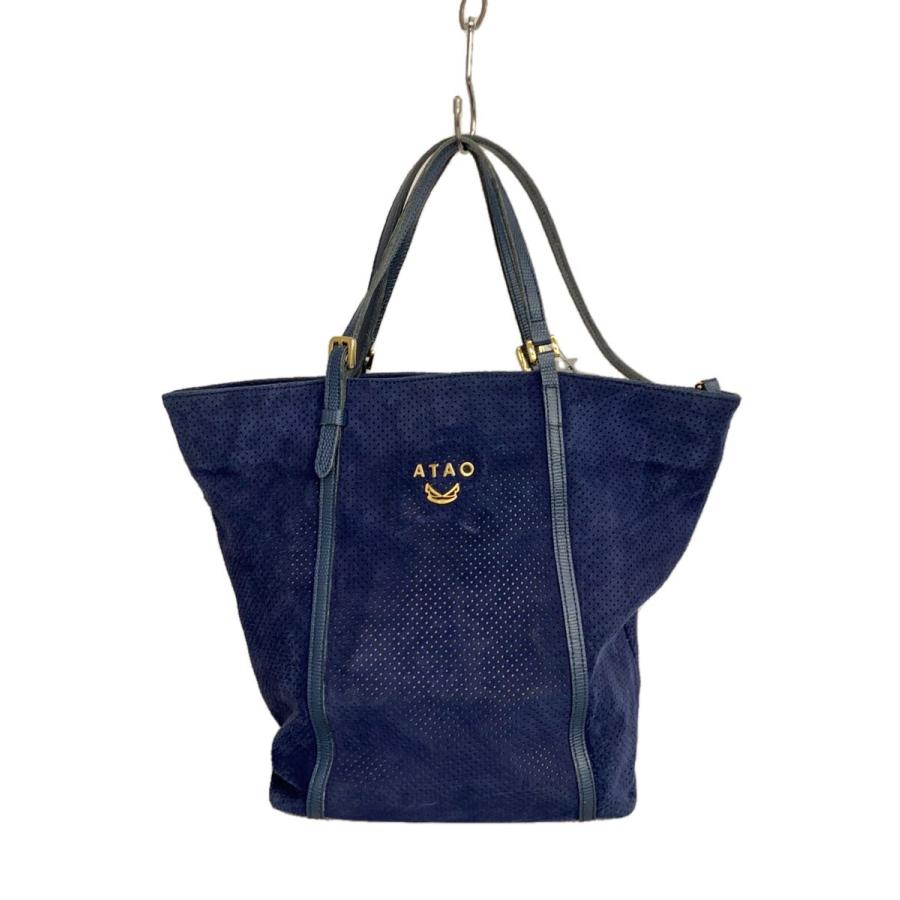 ATAO トートバッグ/スウェード/NVY : セカンドストリートYahoo!店 - 通販 - Yahoo!ショッピング