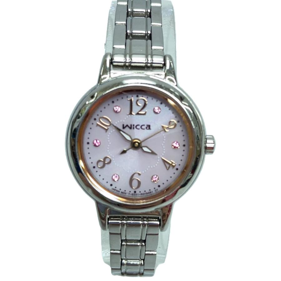 wicca ソーラー腕時計/アナログ/--/PNK/SLV : セカンドストリートYahoo!店 - 通販 - Yahoo!ショッピング