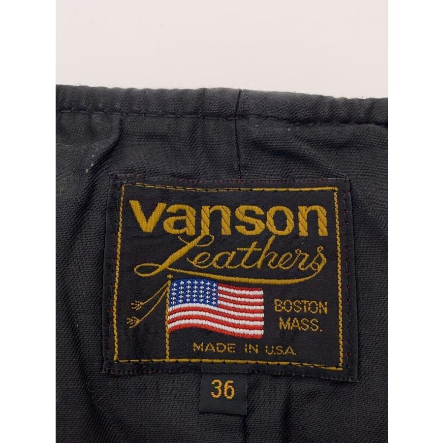 VANSON ベスト/36/レザー/BLK/ワッペン跡/後身頃記入有 : セカンドストリートYahoo!店 - 通販 - Yahoo!ショッピング