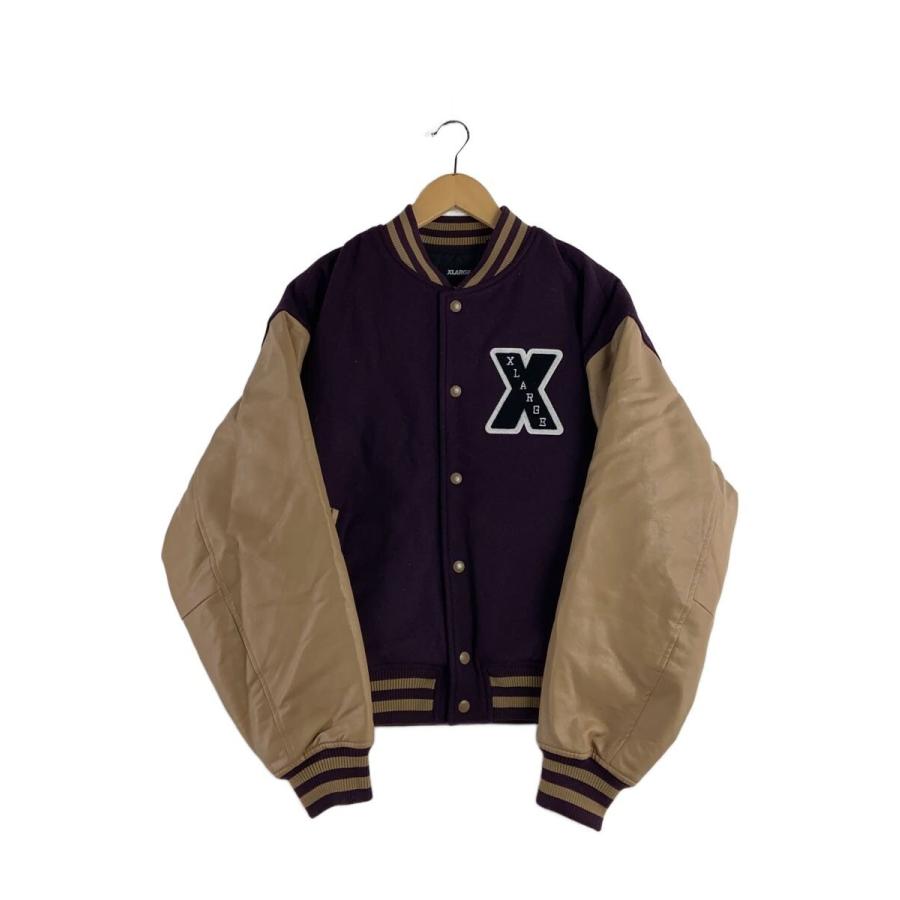 X-LARGE OG LOGO VARSITY JACKET/スタジャン/M/ウール/PUP/無地/101214021004 : セカンド ...