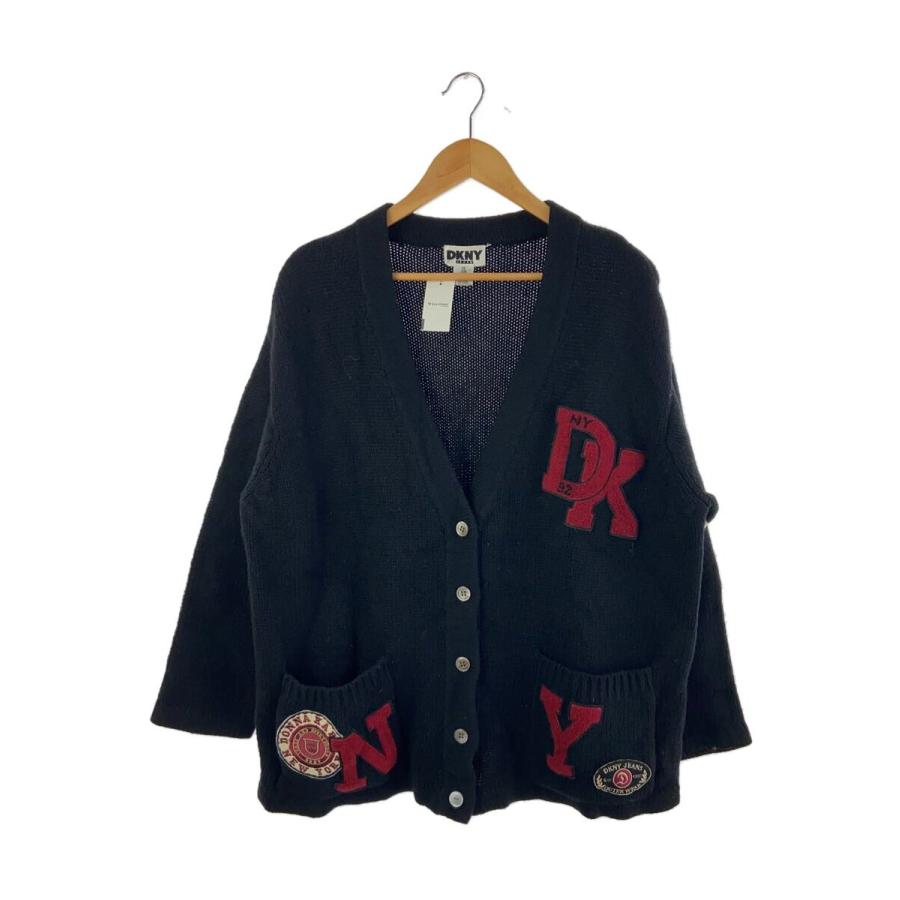 DKNY(DONNA KARAN NEW YORK) カーディガン(厚手)/M/ウール/ブラック// : セカンドストリートYahoo!店 - 通販 - Yahoo!ショッピング