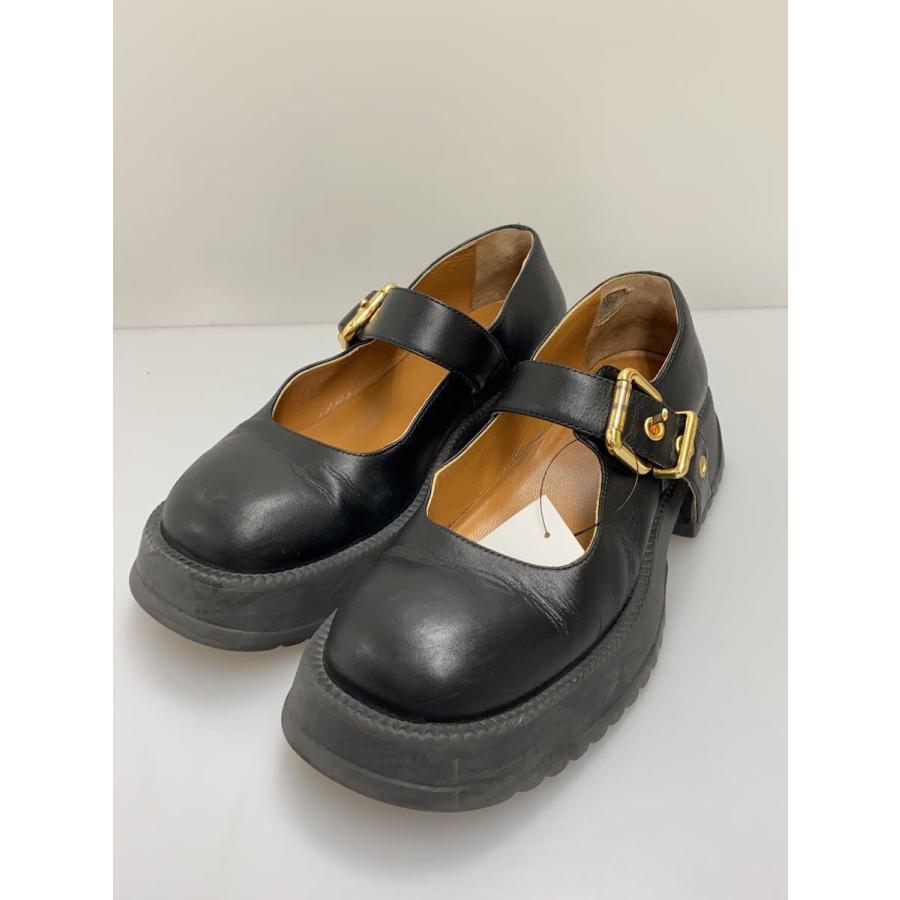 MARNI◇メリージェーン/シューズ/37/BLK/レザー : セカンド MARNI◇メリージェーン/シューズ/37/BLK/レザー : セカンド