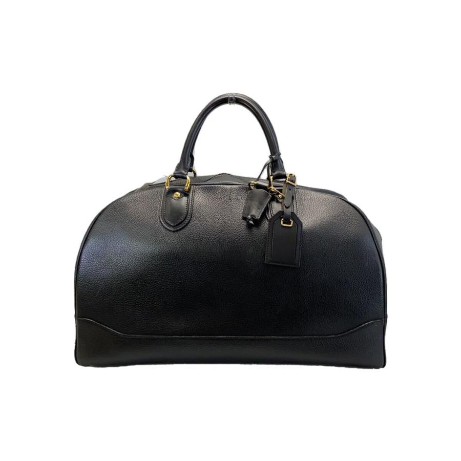 SOMES SADDLE ボストンバッグ/レザー/BLK/無地// : セカンドストリートYahoo!店 - 通販 - Yahoo!ショッピング