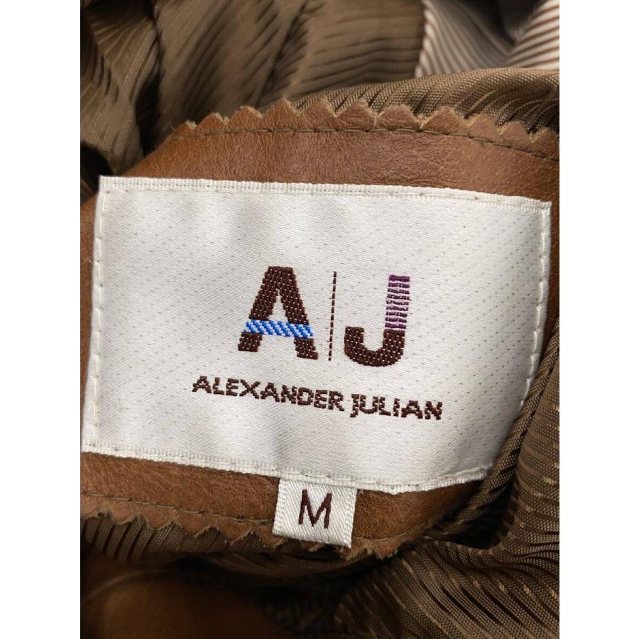 ALEXANDER JULIAN レザージャケット・ブルゾン/M/牛革/BRW/2571-5340 : セカンドストリートYahoo!店 - 通販 - Yahoo!ショッピング