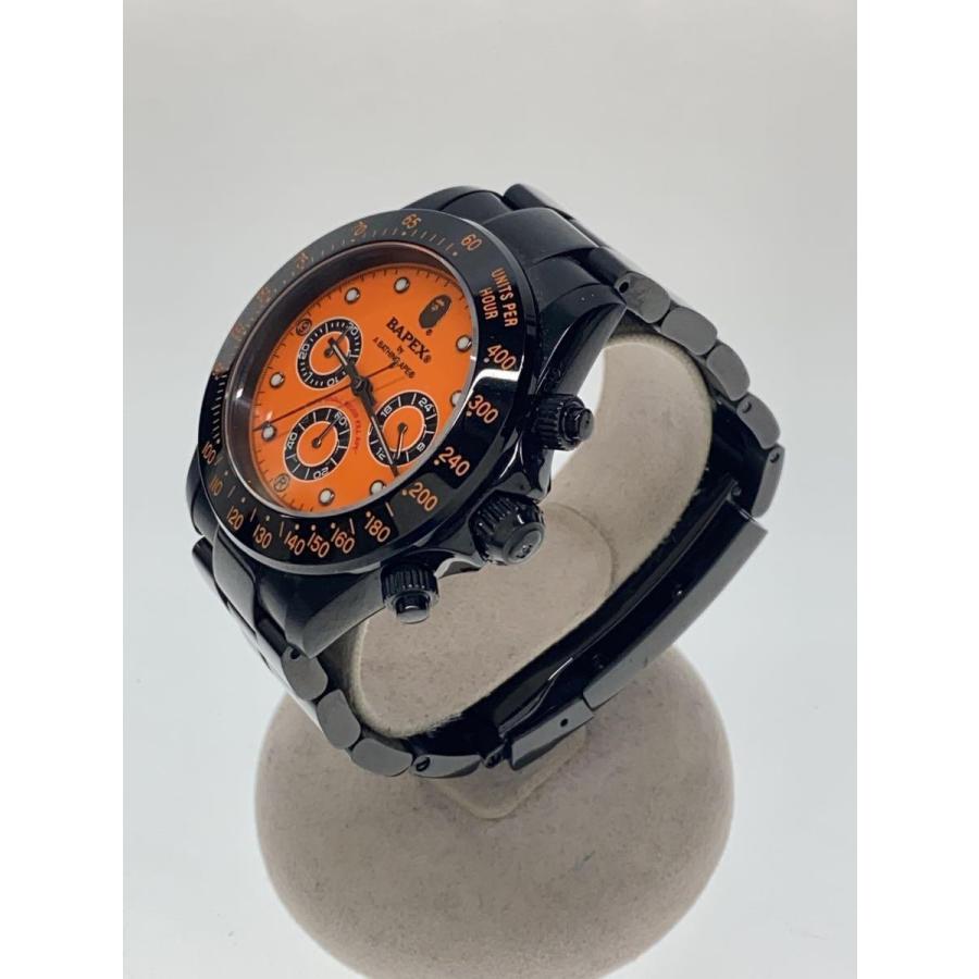 A BATHING APE クォーツ腕時計/アナログ/ステンレス/ORN/BLK/SS/T003/BAPEX/T003シリーズ : セカンドストリートYahoo!店 - 通販 - Yahoo ...