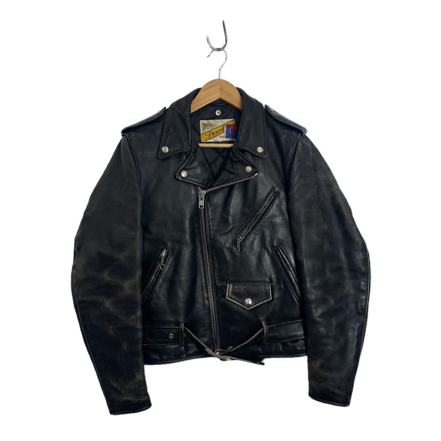 Schott ダブルライダースジャケット/34/レザー/BLK/無地/011 : セカンドストリートYahoo!店 - 通販 - Yahoo!ショッピング