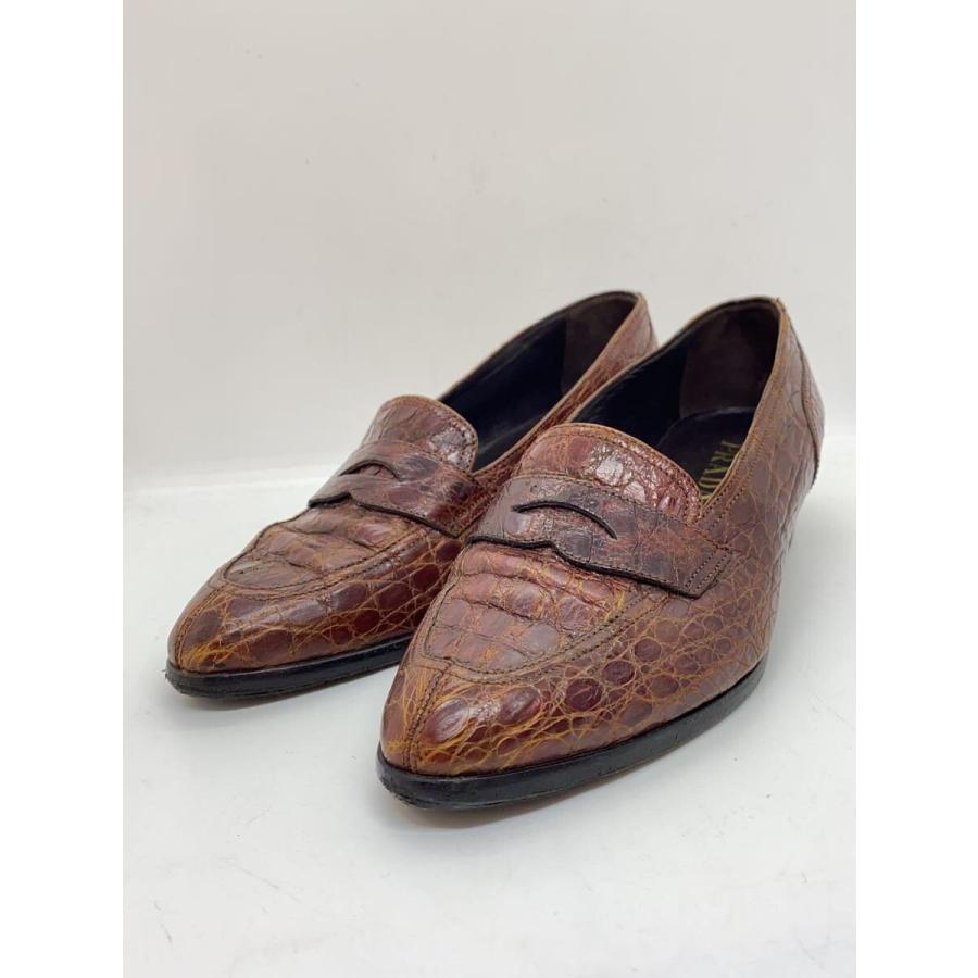 PRADA ローファー/37/BRW : セカンドストリートYahoo!店 - 通販 - Yahoo!ショッピング