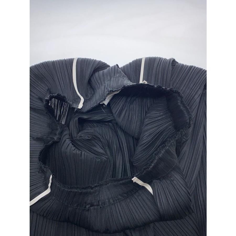PLEATS PLEASE ISSEY MIYAKE◇ボトム/4/ポリエステル/BLK/PP21 PLEATS PLEASE ISSEY MIYAKE◇ボトム/4/ポリエステル/BLK/PP21