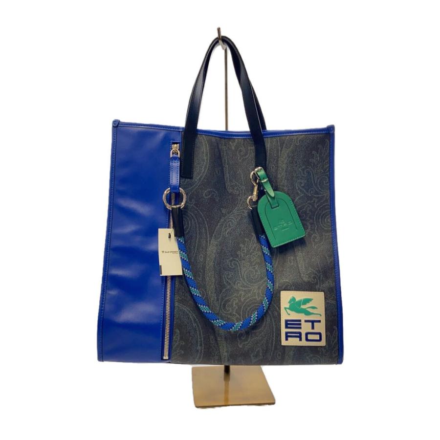 ETRO トートバッグ/レザー/BLU// : セカンドストリートYahoo!店 - 通販 - Yahoo!ショッピング