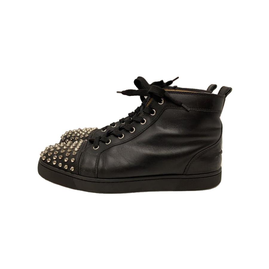 Christian Louboutin◇ハイカットスニーカー/43/BLK : セカンド Christian Louboutin◇ハイカットスニーカー/43/BLK : セカンド