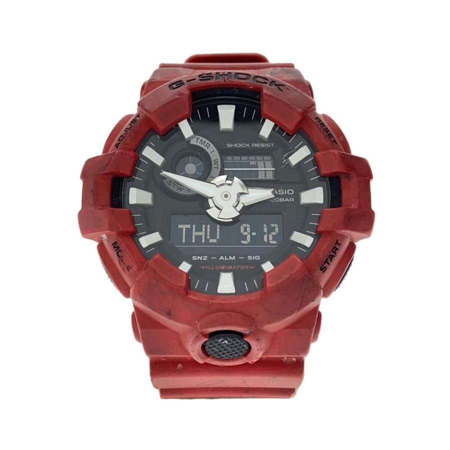 CASIO クォーツ腕時計/デジタル/RED/GA-700-4A : セカンドストリートYahoo!店 - 通販 - Yahoo!ショッピング