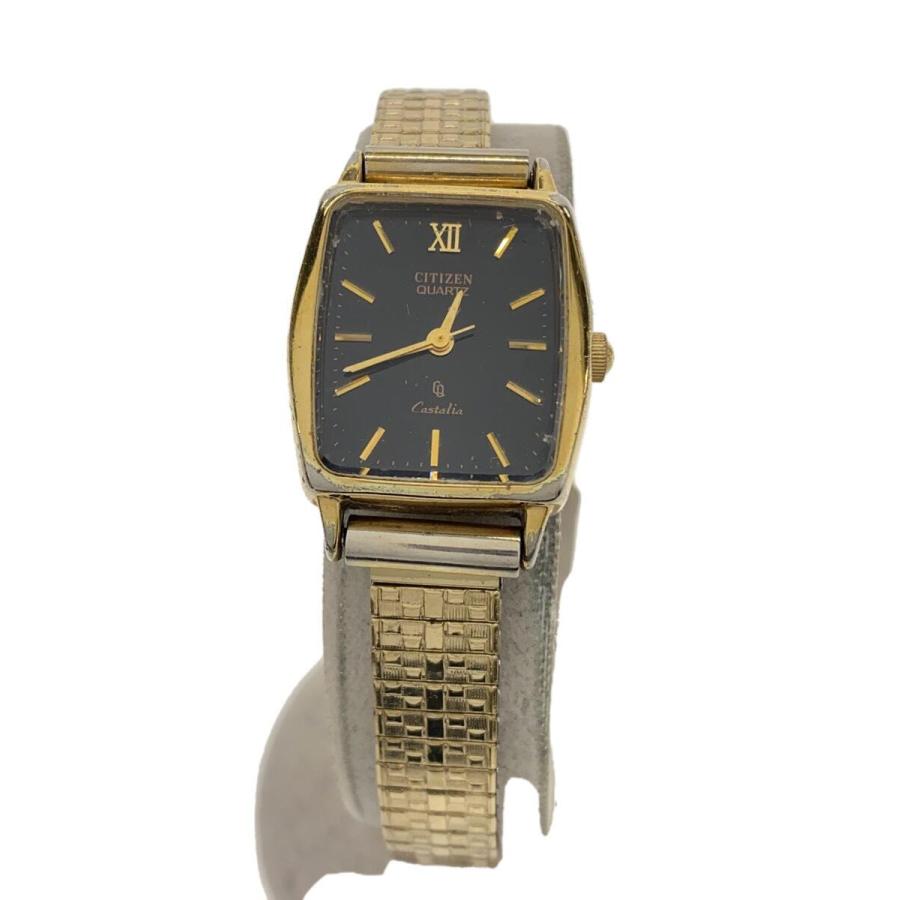 CITIZEN Castalia/カスタリア/クォーツ腕時計/アナログ/ステンレス/ゴールド/4-752856K : セカンドストリート ...