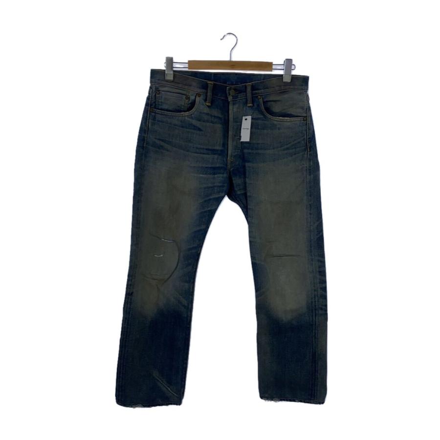 RRL セルビッチデニムパンツ/34×32/インディゴ/右膝ダメージ有 : セカンドストリートYahoo!店 - 通販 - Yahoo!ショッピング