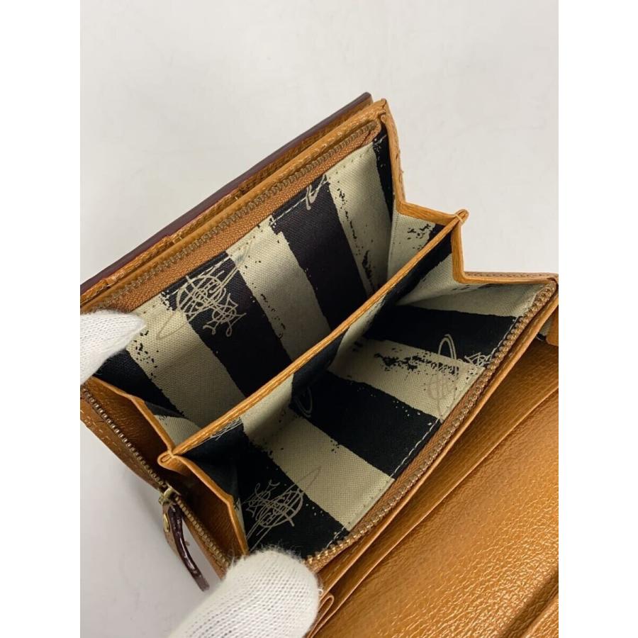 Vivienne Westwood◇3つ折り財布/キャメル/レディース/オーブ Vivienne Westwood◇3つ折り財布/キャメル/レディース/オーブ
