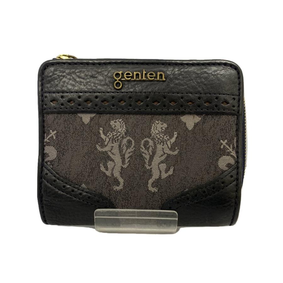 GENTEN 2つ折り財布/--/BLK/レディース : 2334862539728 : セカンドストリートYahoo!店 - 通販 - Yahoo!ショッピング
