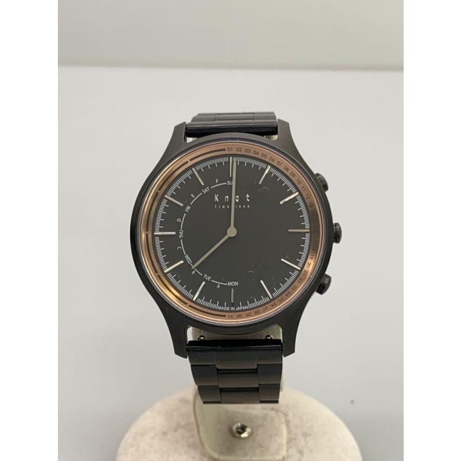 KNOT 腕時計/アナログ/ステンレス/BLK/BLK/EH-38 : セカンドストリートYahoo!店 - 通販 - Yahoo!ショッピング