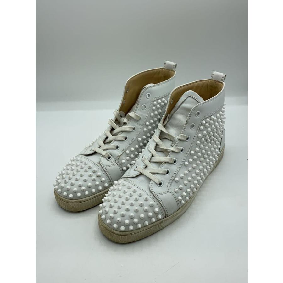 Christian Louboutin◇ハイカットスニーカー/43/WHT : セカンド Christian Louboutin◇ハイカットスニーカー/43/WHT : セカンド