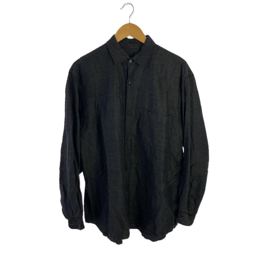 COMOLI 21SS/ウールシルクシャツ/長袖シャツ/3/ウール/GRY/T01-02003// : 2337262596667 : セカンドストリートYahoo!店 - 通販 ...