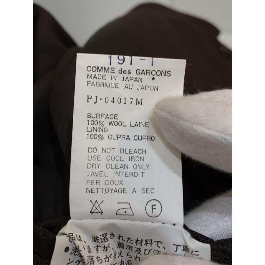 COMME des GARCONS HOMME PLUS 93AW/脱色期/前ホック/AD1993/ジャケット/M/ウール/ブラウン/PJ ...