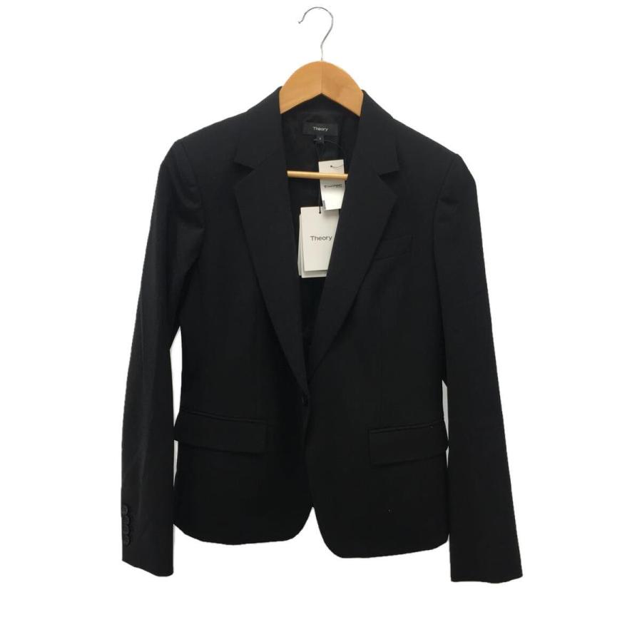 theory テーラードジャケット/4/ウール/BLK/01-0304966-050-704 : 2337981327641 : セカンドストリートYahoo!店 - 通販 - Yahoo ...