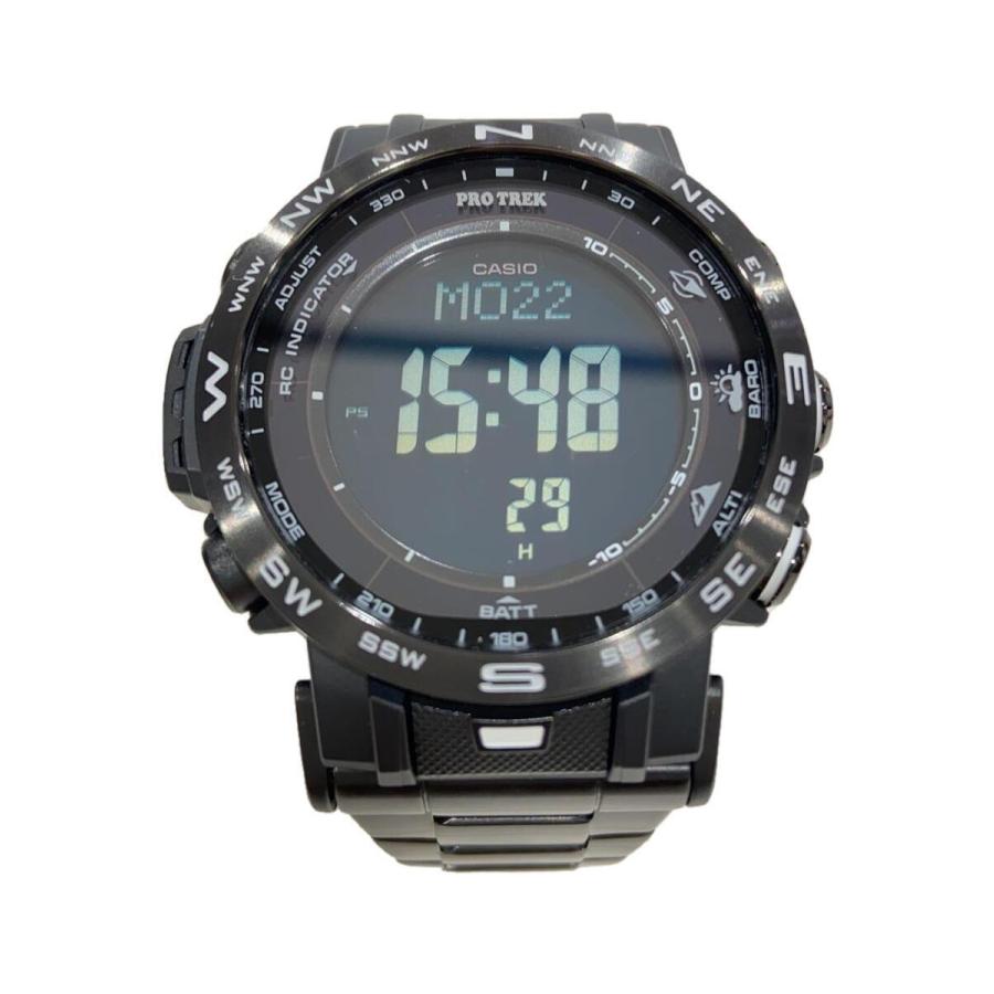 CASIO ソーラー腕時計_PRO TREK/デジタル/ステンレス/BLK/BLK : 2338430819403 : セカンドストリートYahoo!店 - 通販 - Yahoo!ショッピング
